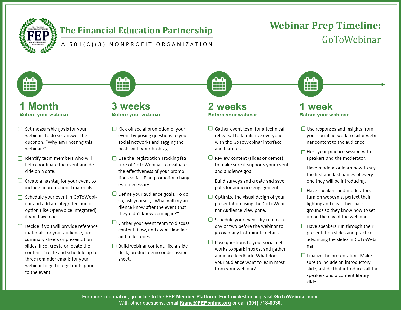 FEP Webinar Program - Financial Education Partnership